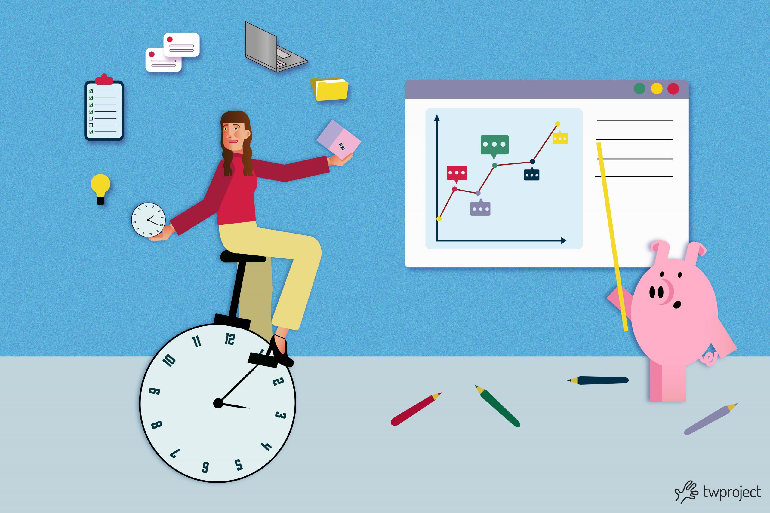 How to manage business tasks efficiently - Twproject