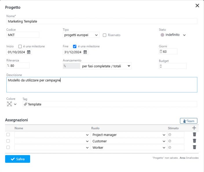 Risparmiare tempo e risorse grazie ai Template di progetto