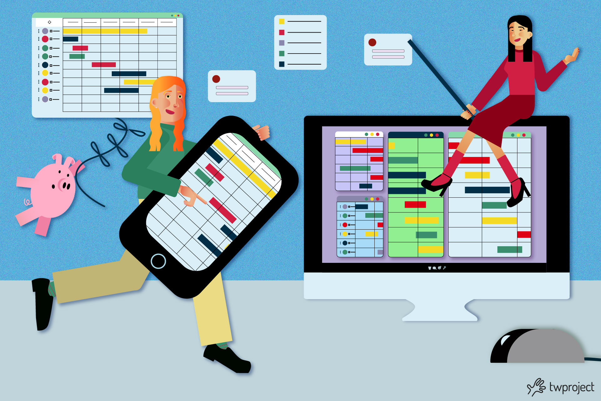The best tools to create Gantt charts - Twproject.com