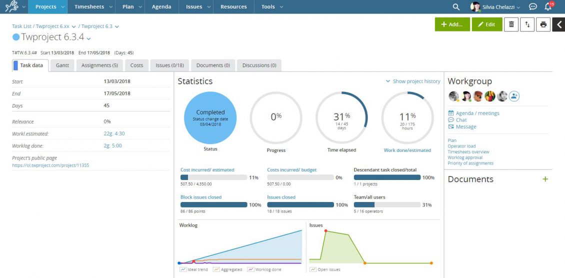 Twproject 6.3.63004 - Twproject: project management software,resource ...